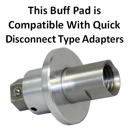 Mirka 8" Black Foam Double Side Waffle Pad, Quick Connect, MPADBF-8QD ...